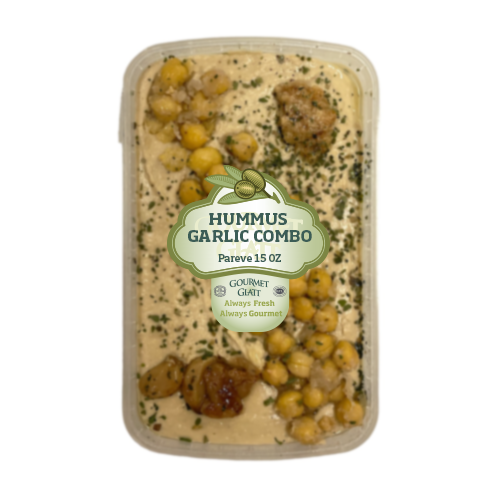 HUMMUS GARLIC COMBO – Gourmet Glatt Deli
